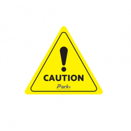 Caution Car Sticker | 6x2 inches