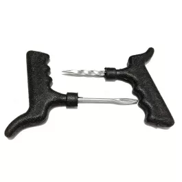 Tubeless Tyre Puncture Repair Heavy Duty Plastic Kit +5 Repair Strips ...