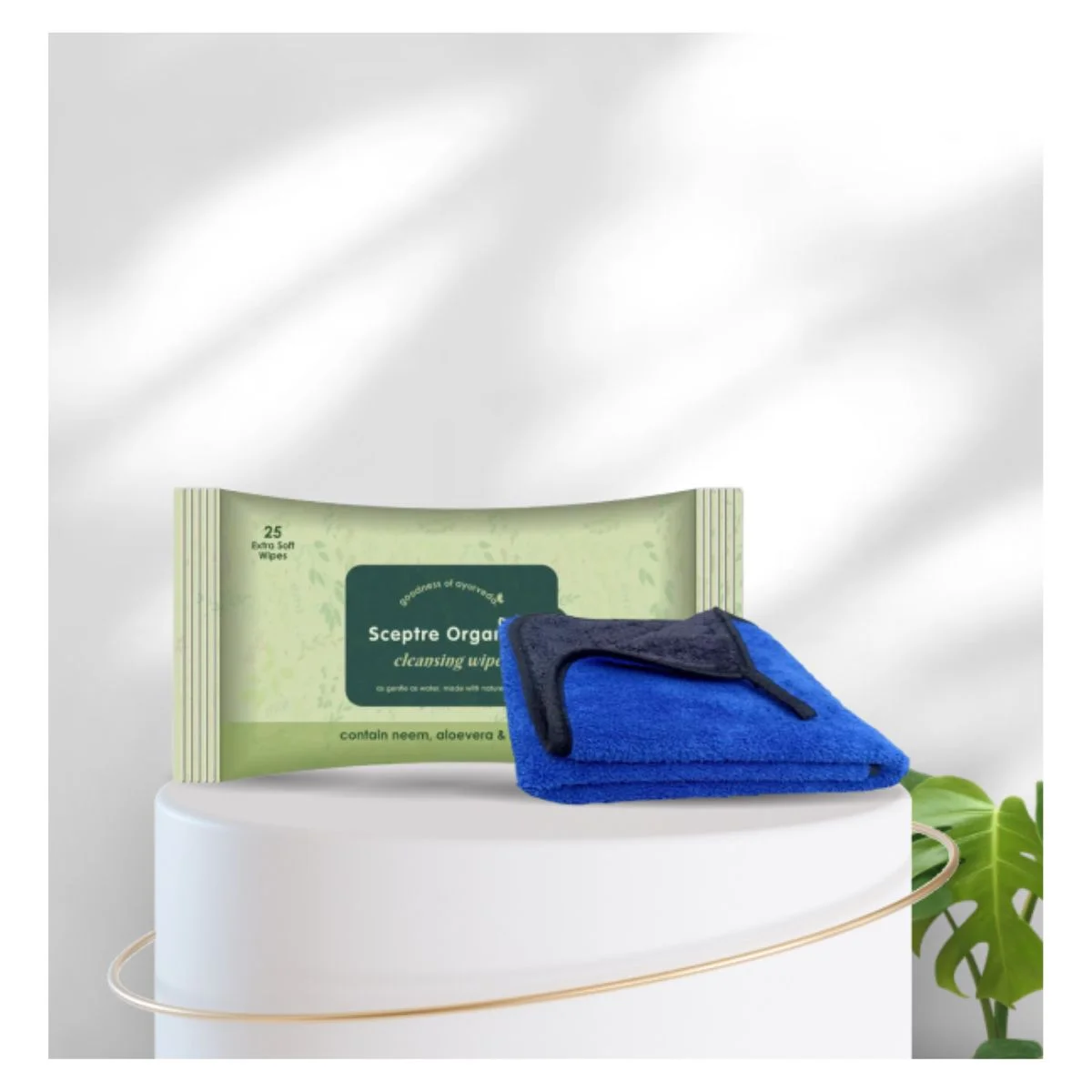 Microfiber Cloth 600GSM & Wet wipes (Aloe vera) Combo